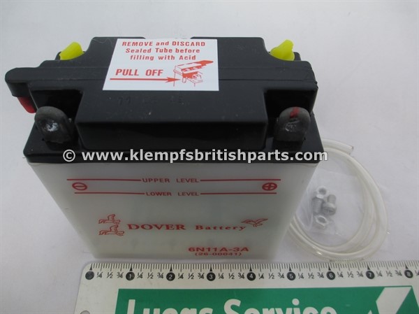 Klempf's British Parts. BATTERY, 6V